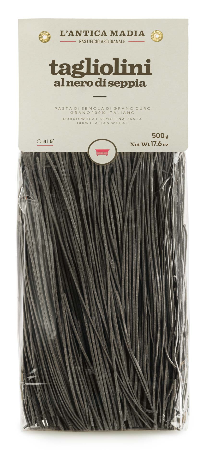 Squid Ink Tagliolini Pastificio Artigianale Nelle Langhe Antica Madia